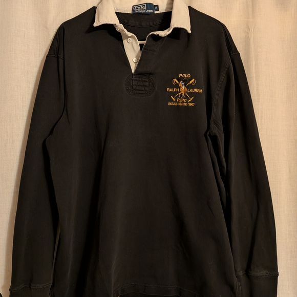 Ralph Lauren | Shirts | Vintage Ralph Lauren Long Sleeve Rugby Shirt ...